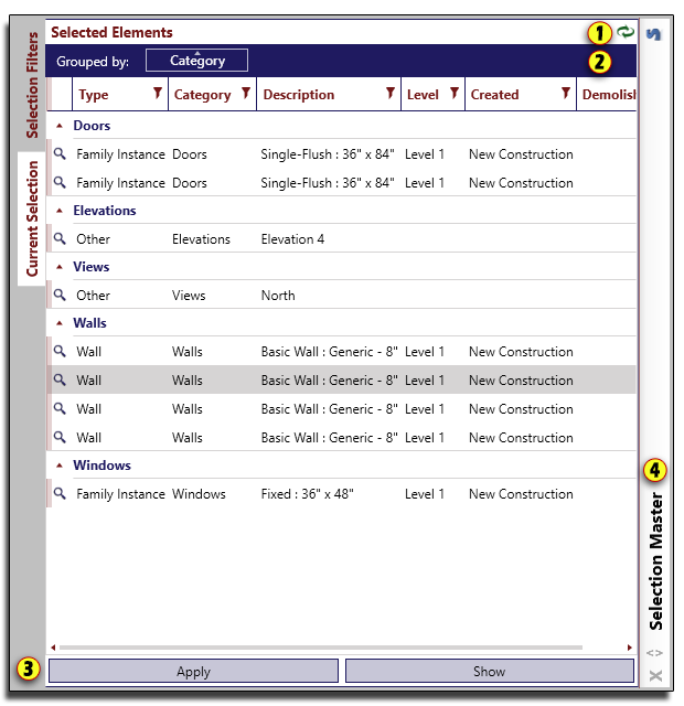 Selection Master - Selection Palette
